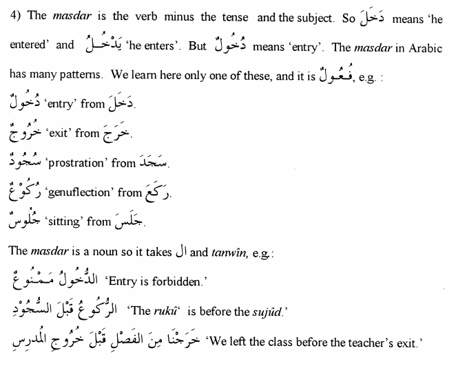 Al-Masdar (The Verbal Noun) – Understand-Arabic.com
